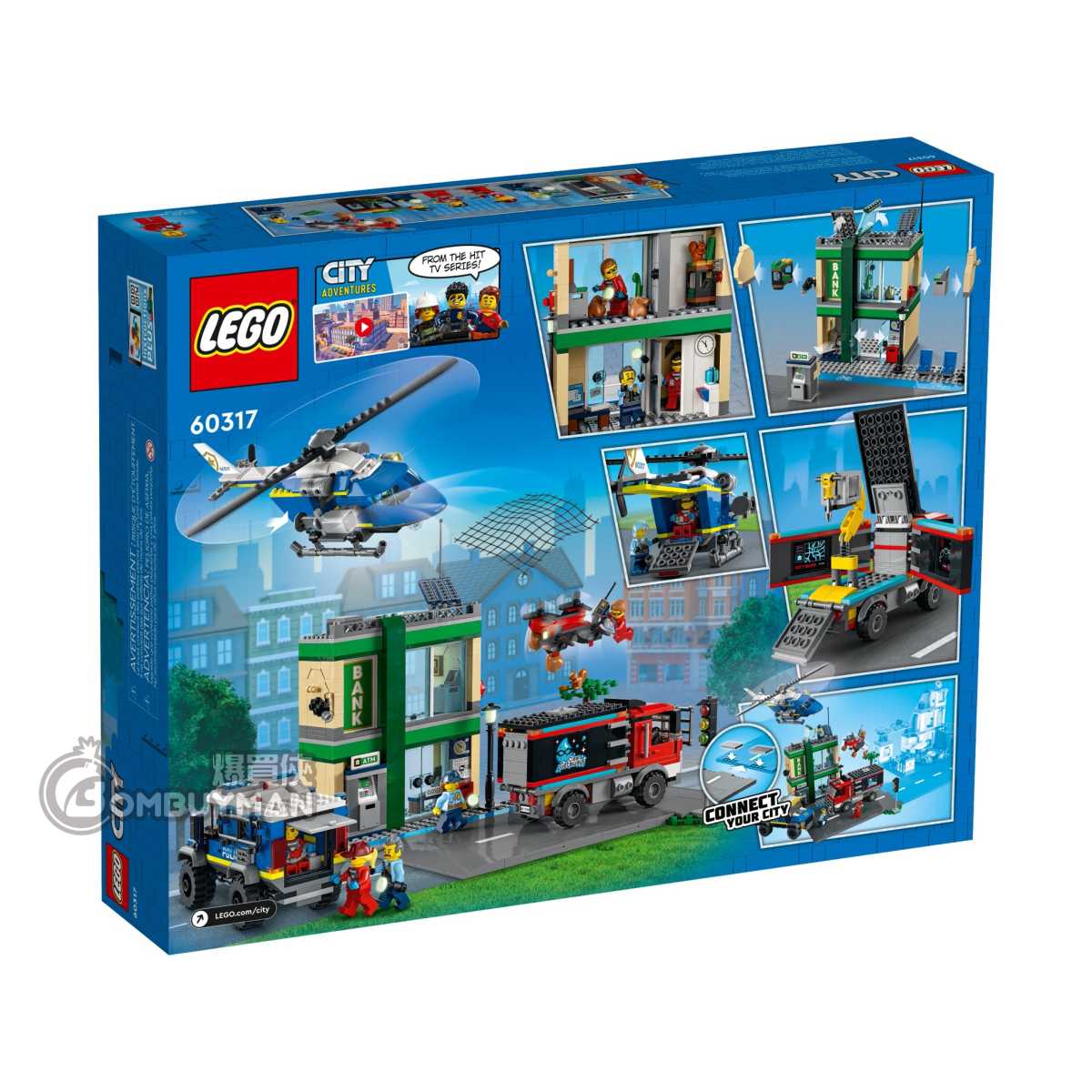 Buy LEGO 60317 Police Chase at the Bank (City) - BOMBUYMAN