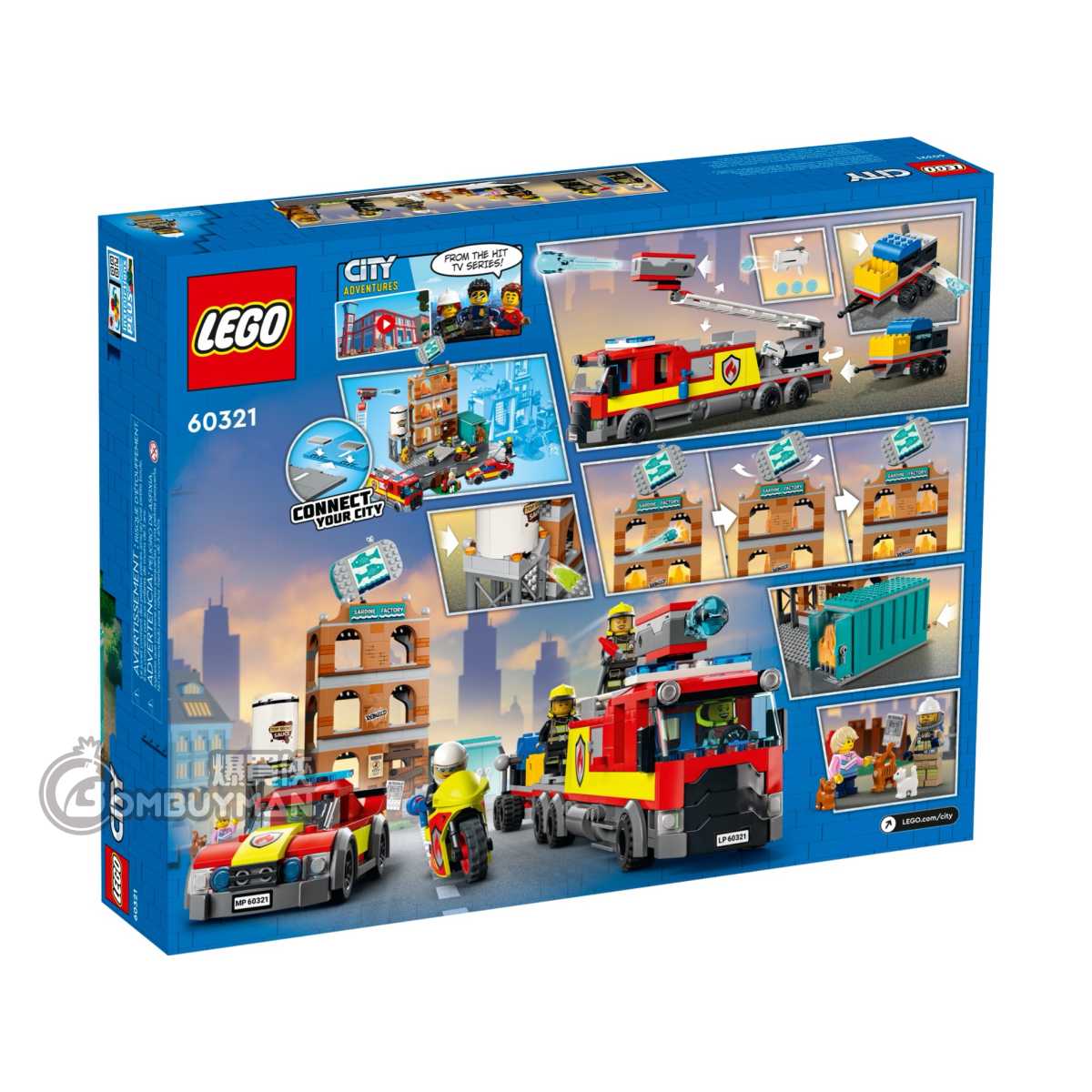 【爆買】LEGO 60321 Fire Brigade 消防隊 (City) - 爆買俠 BOMBUYMAN