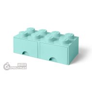 【爆買】LEGO DRAWER (8 KNOBS) - AQUA LIGHT BLUE - 爆買俠 BOMBUYMAN