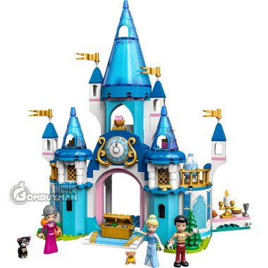 Buy LEGO 43206 Cinderella and Prince Charming's Castle (Disney Princess ...