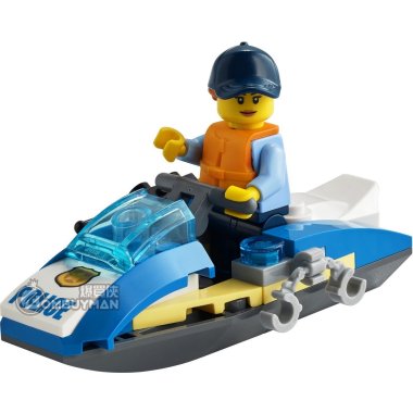 【爆買】LEGO 30567 Police Water Scooter Polybag (City) - 爆買俠 BOMBUYMAN