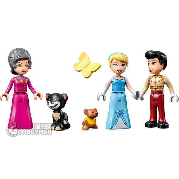 Buy LEGO 43206 Cinderella and Prince Charming's Castle (Disney Princess ...