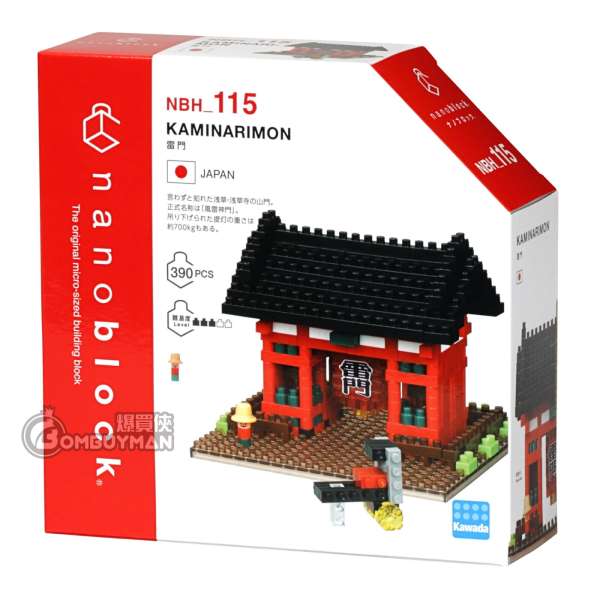 Buy nanoblock NBH_115 Kaminarimon - BOMBUYMAN