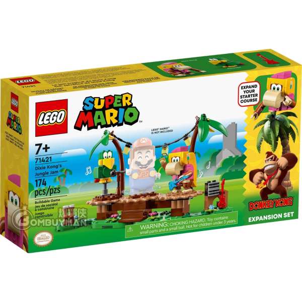 Buy LEGO 71421 Dixie Kong's Jungle Jam Expansion Set (Super Mario ...