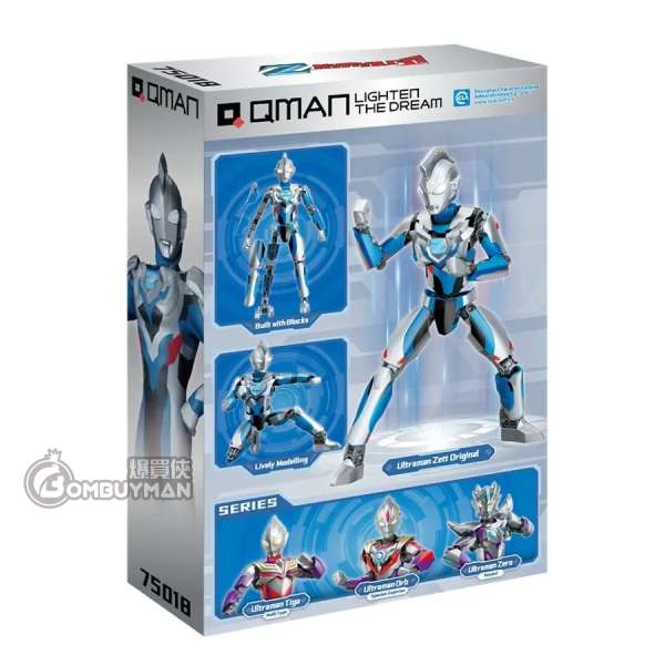 Preorder Qman Keeppley QM-75018 Ultraman Zett (Ultraman) - BOMBUYMAN