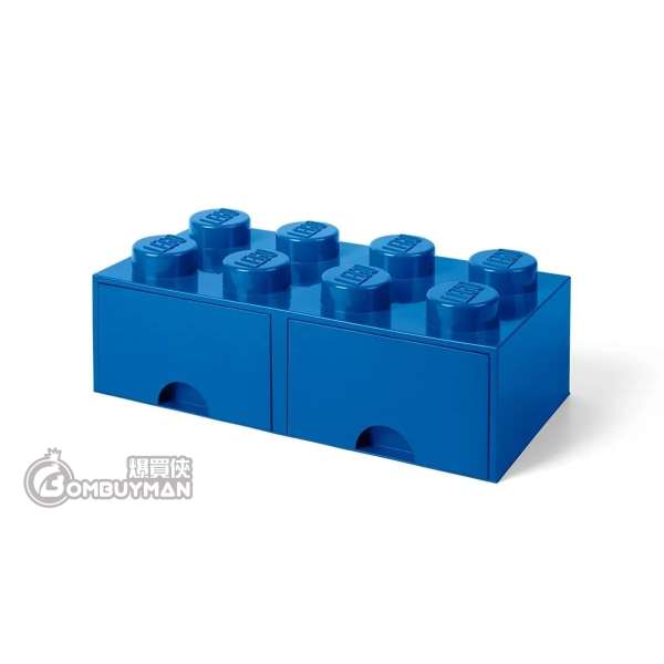 Buy LEGO DRAWER (8 KNOBS) - BRIGHT BLUE - BOMBUYMAN