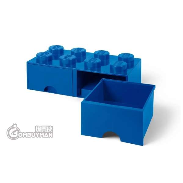 Buy LEGO DRAWER (8 KNOBS) - BRIGHT BLUE - BOMBUYMAN