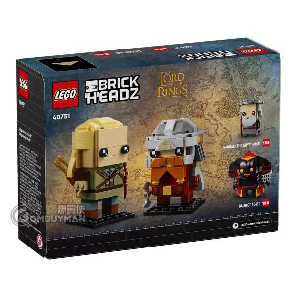 【爆買】LEGO 40751 Legolas & Gimli™ (BrickHeadz) - 爆買俠 BOMBUYMAN