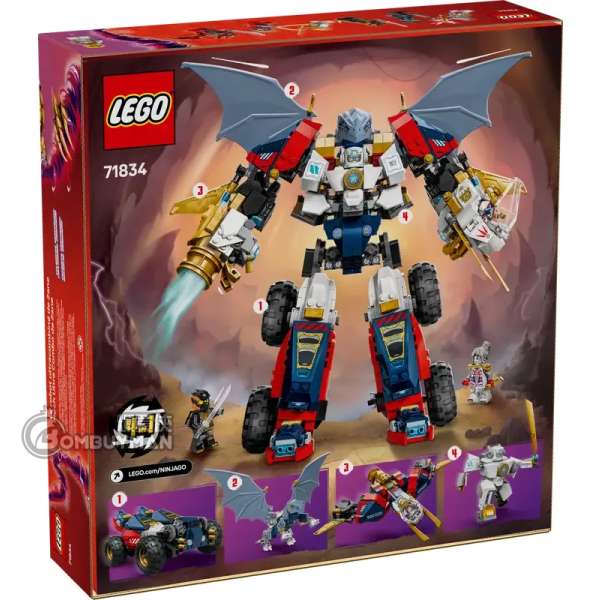 【爆買】LEGO 71834 Zane's Ultra Combiner Mech (Ninjago) - 爆買俠 BOMBUYMAN