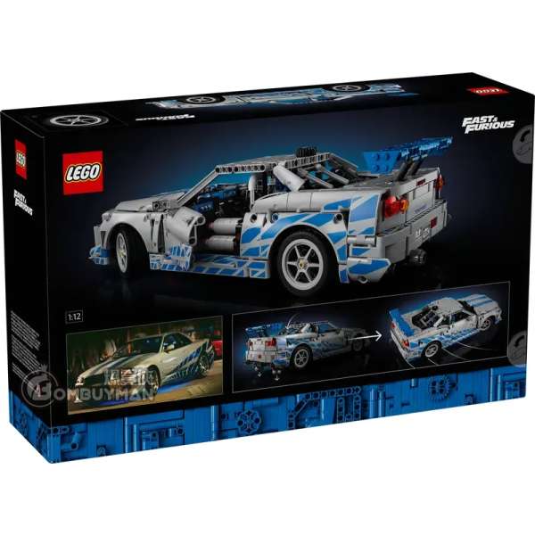 【爆買】LEGO 42210 2 Fast 2 Furious Nissan Skyline GT-R (R34) Car (Technic ...