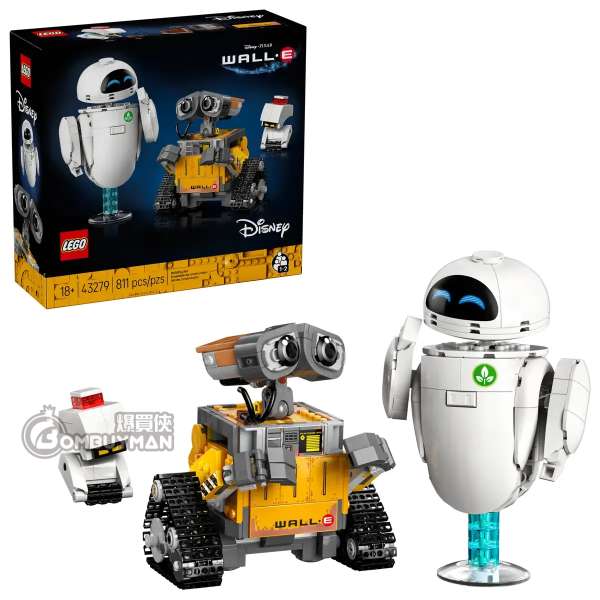 【爆買】LEGO 43279 WALL-E and EVE (Disney 迪士尼) - 爆買俠 BOMBUYMAN