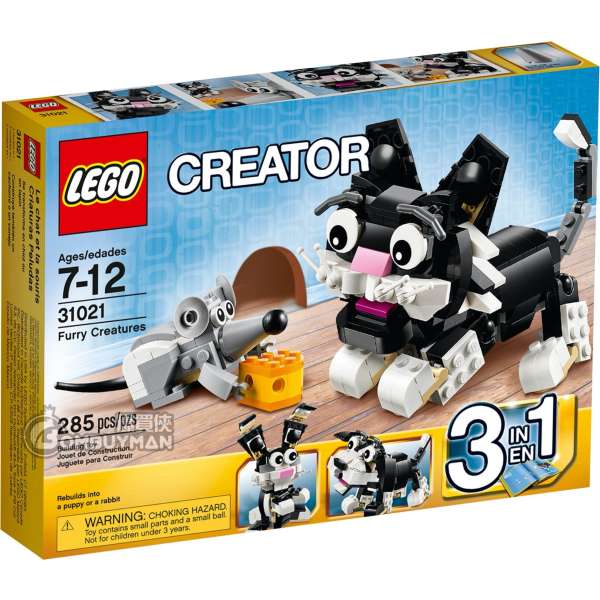 Buy LEGO 31021 Furry Creatures (Creator 3in1) - BOMBUYMAN