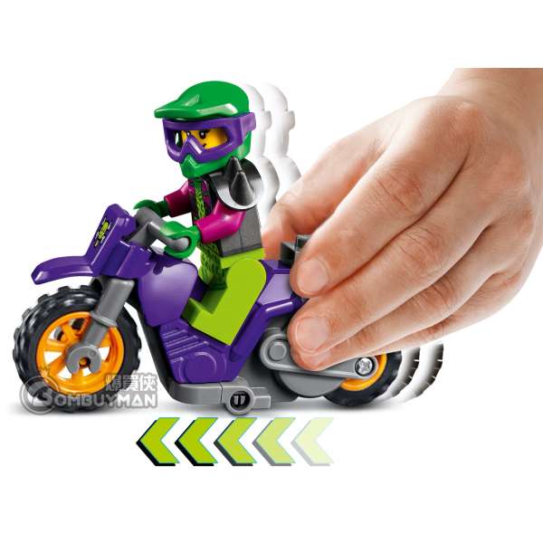【爆買】LEGO 60296 Wheelie Stunt Bike 後輪平衡特技機車 (City) - 爆買俠 BOMBUYMAN