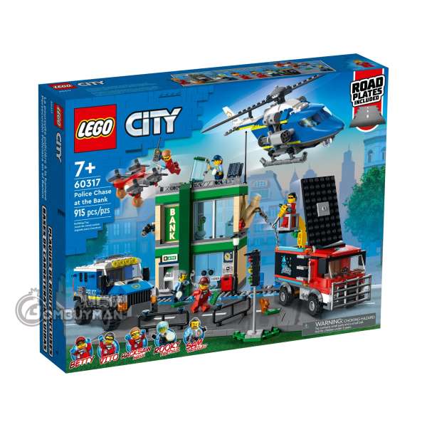 Buy LEGO 60317 Police Chase at the Bank (City) - BOMBUYMAN